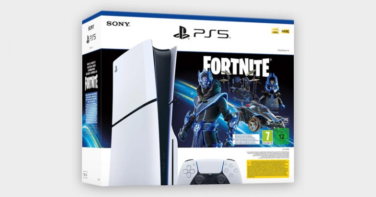 PlayStation 5 Fortnite Cobalt Star Bundle: PS5 mit Laufwerk und Extras ...